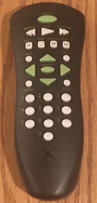 Microsoft Original Xbox DVD Media Remote Control Tested-Works | eBay