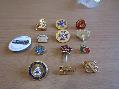 ASSORTED METAL PIN BADGES. | eBay UK