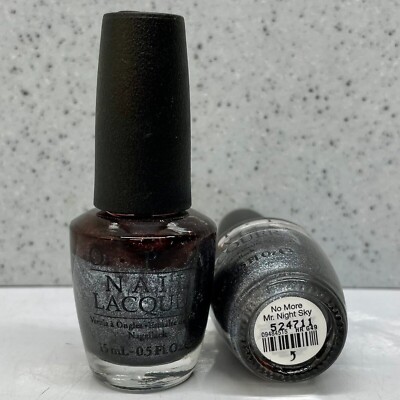 OPI Nail Lacquer Polish - No More Mr. Night Sky - 15mL/ 0.5oz HR G49 | eBay
