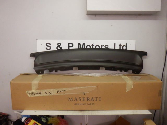Rear Bumper Centre Lower Moulding to Fit Maserati Ghibli 3.0v6 4wd ...