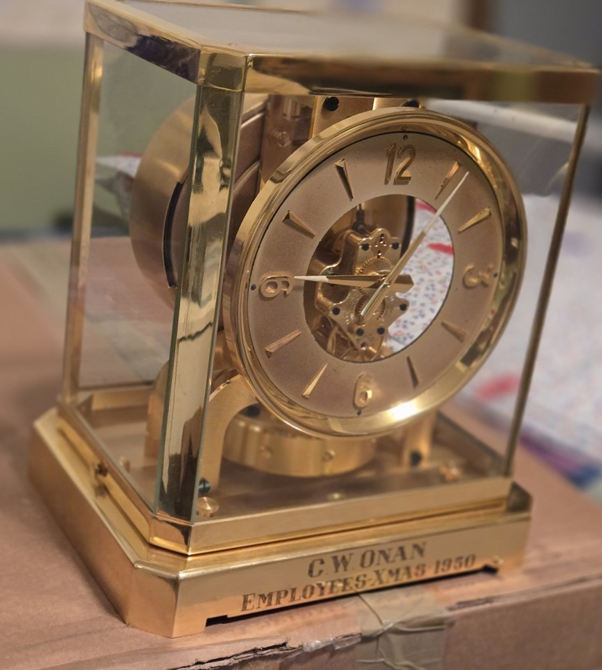 Jaeger Le Coultre Atmos 15 Jewel Clock | eBay