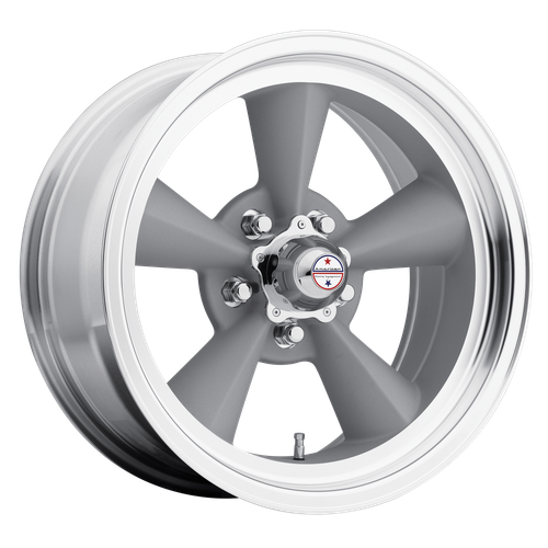 15x7 American Racing VN309 TT O Vintage Silver Wheel 5x5 (-6mm ...