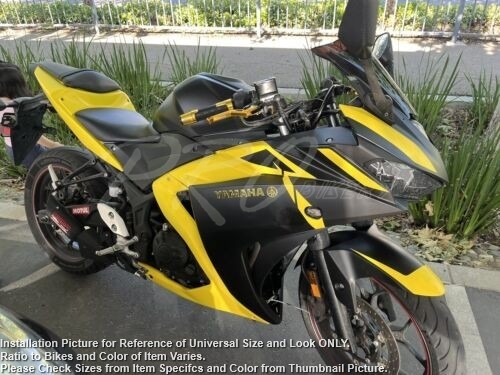 5.75" 3D Vinyl Logo&Letter+6" Fairing Tank Sticker YZF-R1/R1S/R1M ...