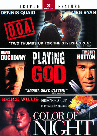 D.O.A./Playing God/Color of Night (DVD, 2012, 2-Disc Set) for sale ...