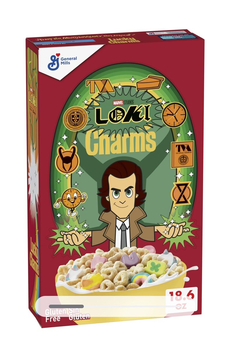 Marvel Loki Charms Cereal Lucky Charms Limited Edition LE 3500 ...
