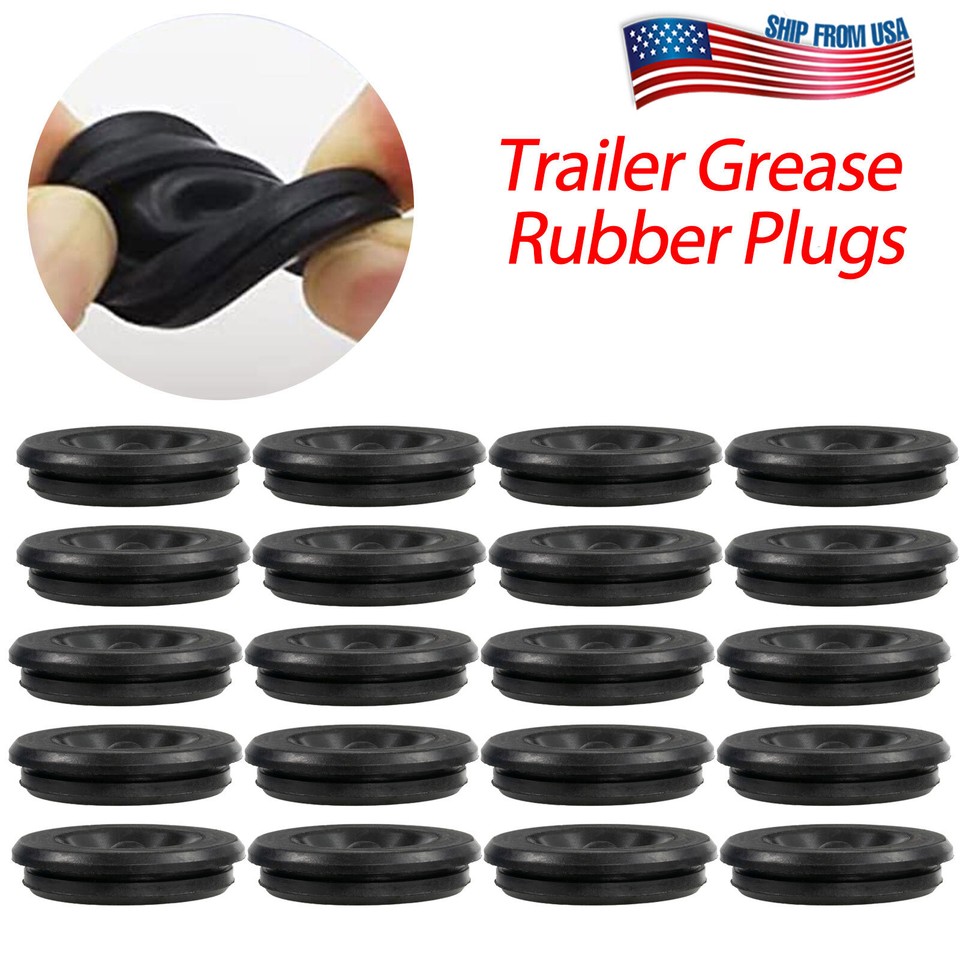 20 Pack GENUINE DEXTER EZ Lube Grease Cap Rubber Plug Rubber Insert ...