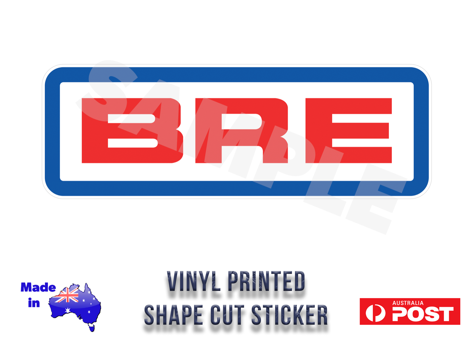 BRE Brock Racing Sticker Decal Vinyl Printed 200mm FREE POST! JDM M2 ...
