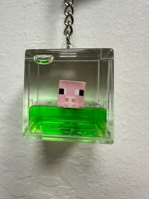 Minecraft Tsunameez Pink Pig Bacon Acrylic Keychain In Hand Fast ...