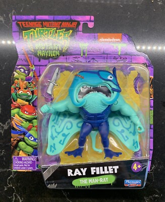 TMNT Mutant Mayhem RAY FILLET Figure - Man Ray Teenage Mutant Ninja ...