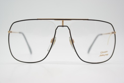 Vintage Glasses OWP 8387 Black Gold Oval Eyeglass Frame | eBay