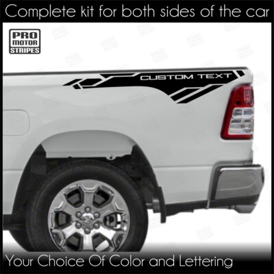 Dodge RAM 1500 2500 3500 Side Bed or Door Accent Decals Stripes (Choose ...