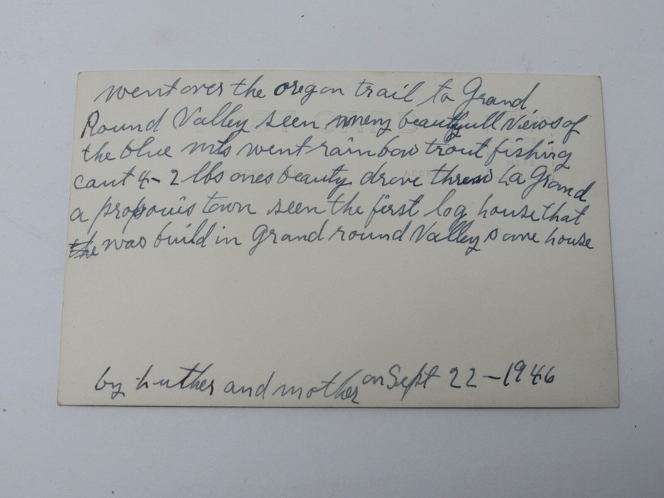 Emigrant Hill Blue Mountains Old Oregon Trail RPPC Photo Postcard | eBay