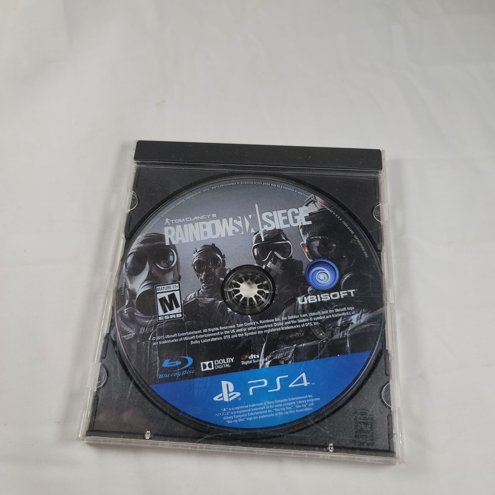 Tom Clancy's Rainbow Six Siege (PlayStation 4, 2015) Disc Only Good ...