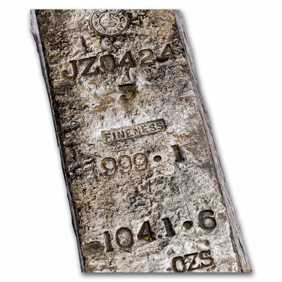 1036.70 oz Silver Bar - SS Gairsoppa Silver Ingot | eBay