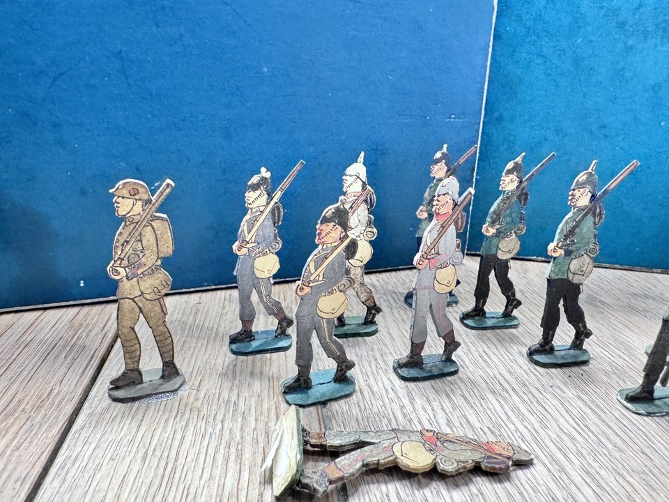 Assorted Cardboard British Soldiers. 54mm Scale, c1950s | eBay