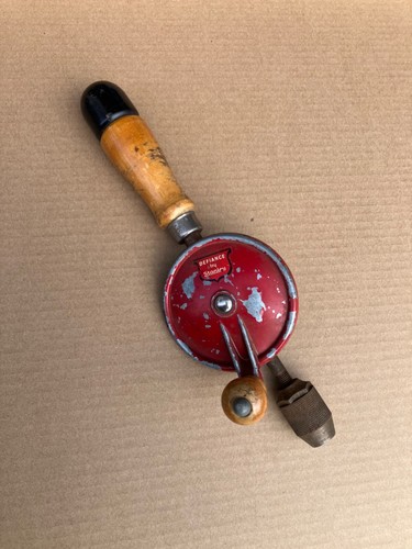 Vintage STANLEY Hand Crank Drill - Model 1217 DEFIANCE by STANLEY Made ...