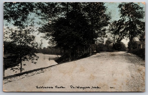 Fort Wayne Indiana~Robinson Park~Waterfront Driveway~1910 Postcard | eBay
