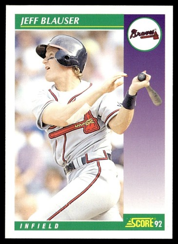 1992 Score Jeff Blauser Atlanta Braves #362 | eBay