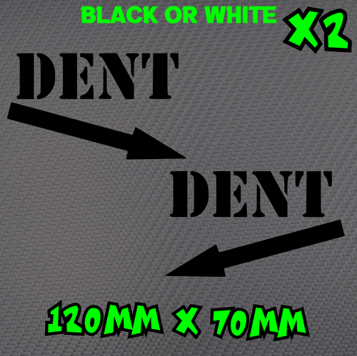 Dent Sticker Car Decal Caravan Boat Window Truck SUV JDM Drift Turbo ...