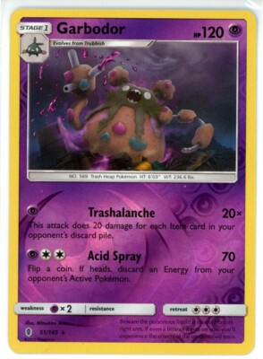 Pokemon TCG Garbodor 51/145 Sm-Guardians Rising Reverse Holo | eBay