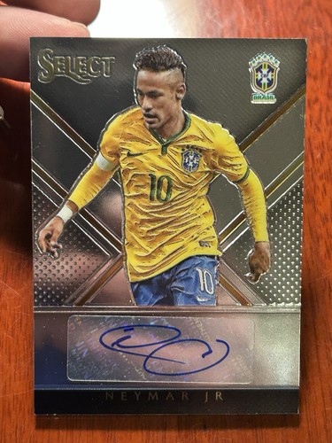 Neymar Jr 2015-16 Panini Select Autograph Card #SS-N /125 Auto Brazil ...