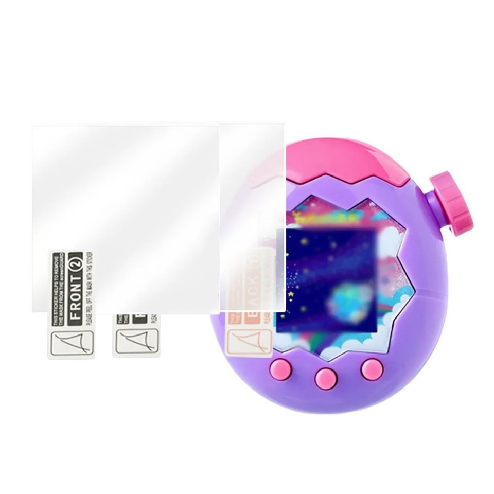 Tamagochi Paradise Square Screen Protector White Clear Film Full Screen ...