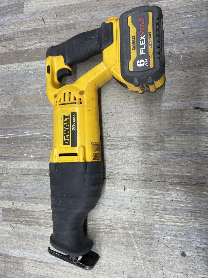 DEWALT DCS381 - 20 V MAX RECIPROCATING SAW W/6AH FLEXVOLT BATTERY | eBay