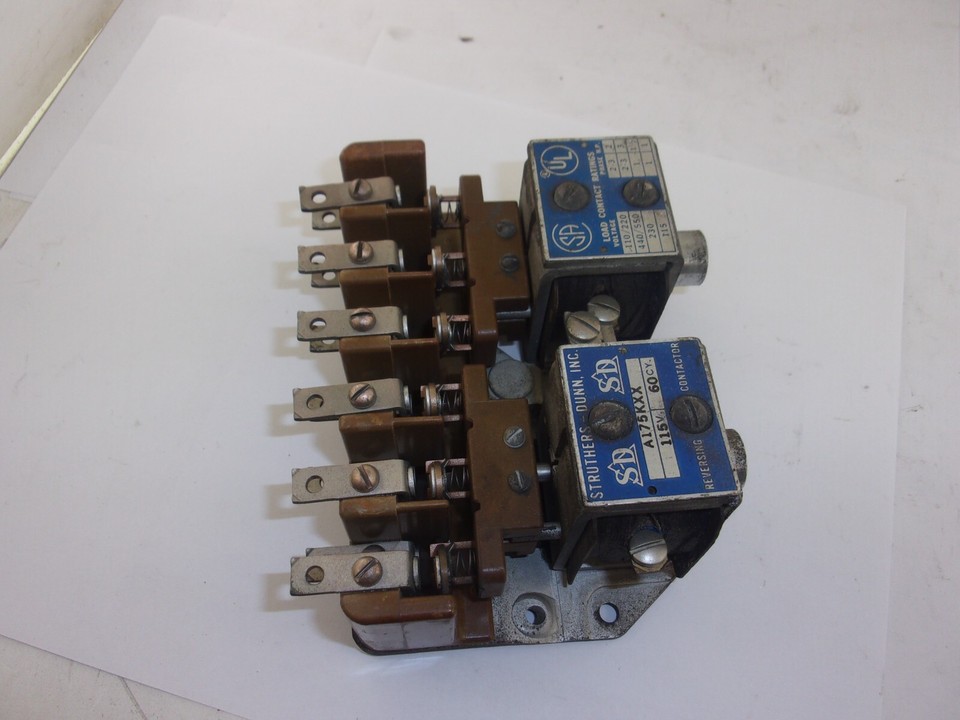 New ~ A175KXX78 115V 60CY, Struthers Dunn, Reversing Contactor | eBay