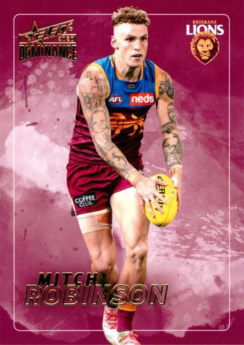 2020 BRISBANE LIONS AFL Card MITCH ROBINSON Dominance | eBay Australia