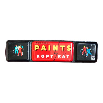 Vintage Kopy Kat Paints tin Made In USA By The American Crayon Co ...