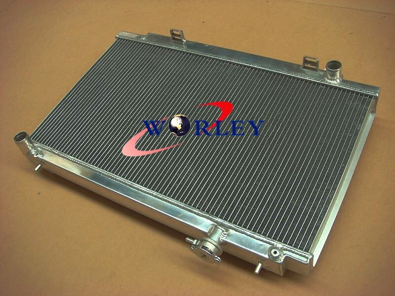 2 Row Aluminum Radiator for 350z Z33 2003-2006 04 05 VQ35de Fairlady ...