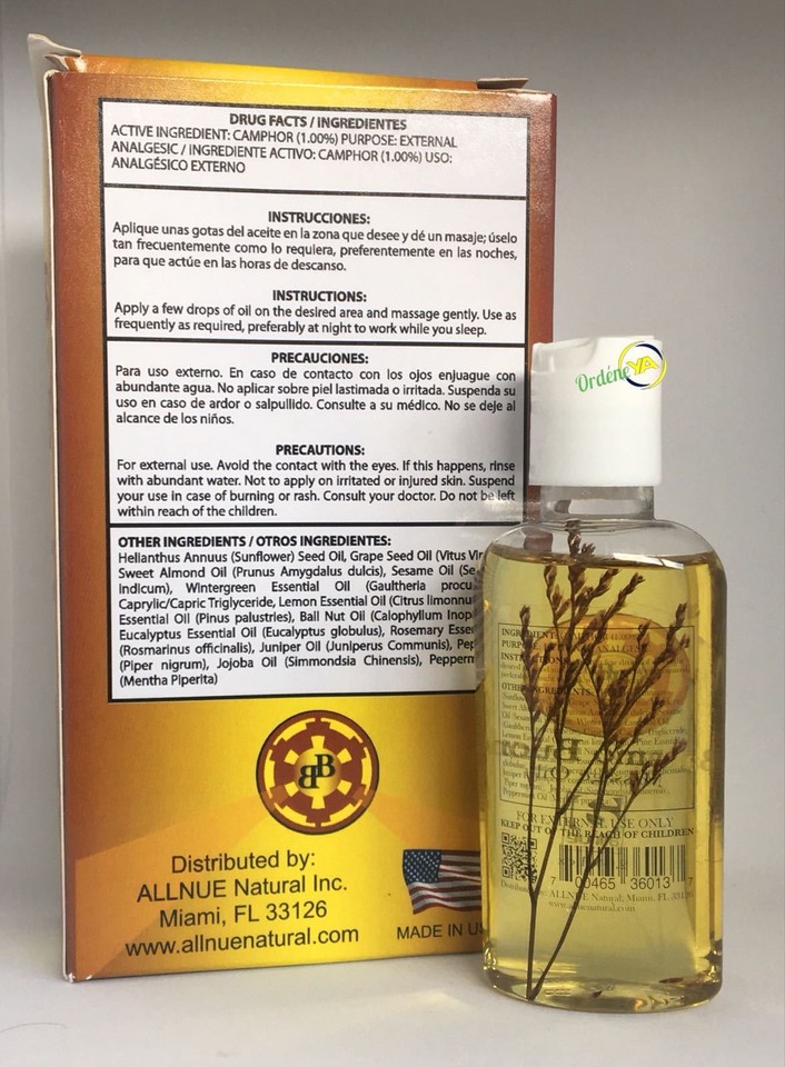 Balsamo Corporal Bon Oil Aceite Artritis dolores musculares Balm ...