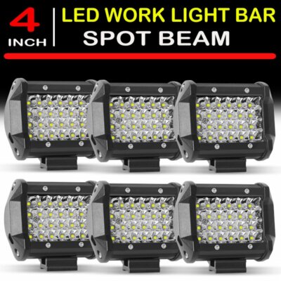 6000K White Light 2-Pack 4 Inch 300W LED Cube Fog Lights – 6000K White ...