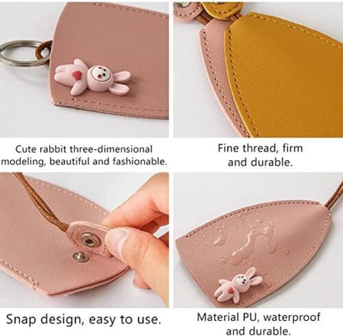 PU Leather Creative Pull Out Cute Large Capacity Car Key Case,Car ...