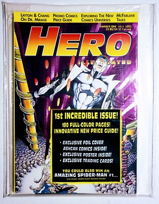 Hero Illustrated #1P Warrior Publications Comics 1993 Nm+ With ...