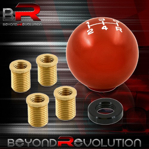 For Lotus M10X1.5 5 Speed Manual Round Shift Knob Gear Shifter M8 M10 ...