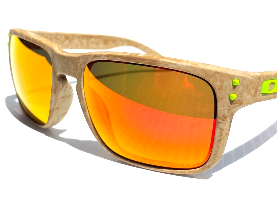 Oakley HOLBROOK Matte Stone Desert Tan POLARIZED PRIZM Ruby Sunglass ...