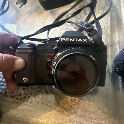 Pentax A3000 35mm Camera With Pentax A 1:2 50mm And Flash Working Free Ship | eBay
