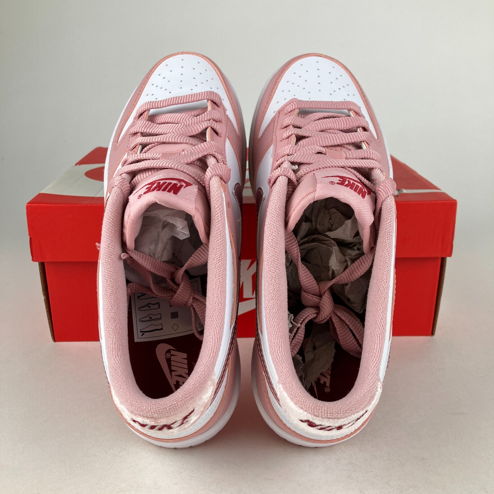 Nike Dunk Low (GS) Pink Glaze DO6485-600 Size 6.5Y / Women's Size 8 ...
