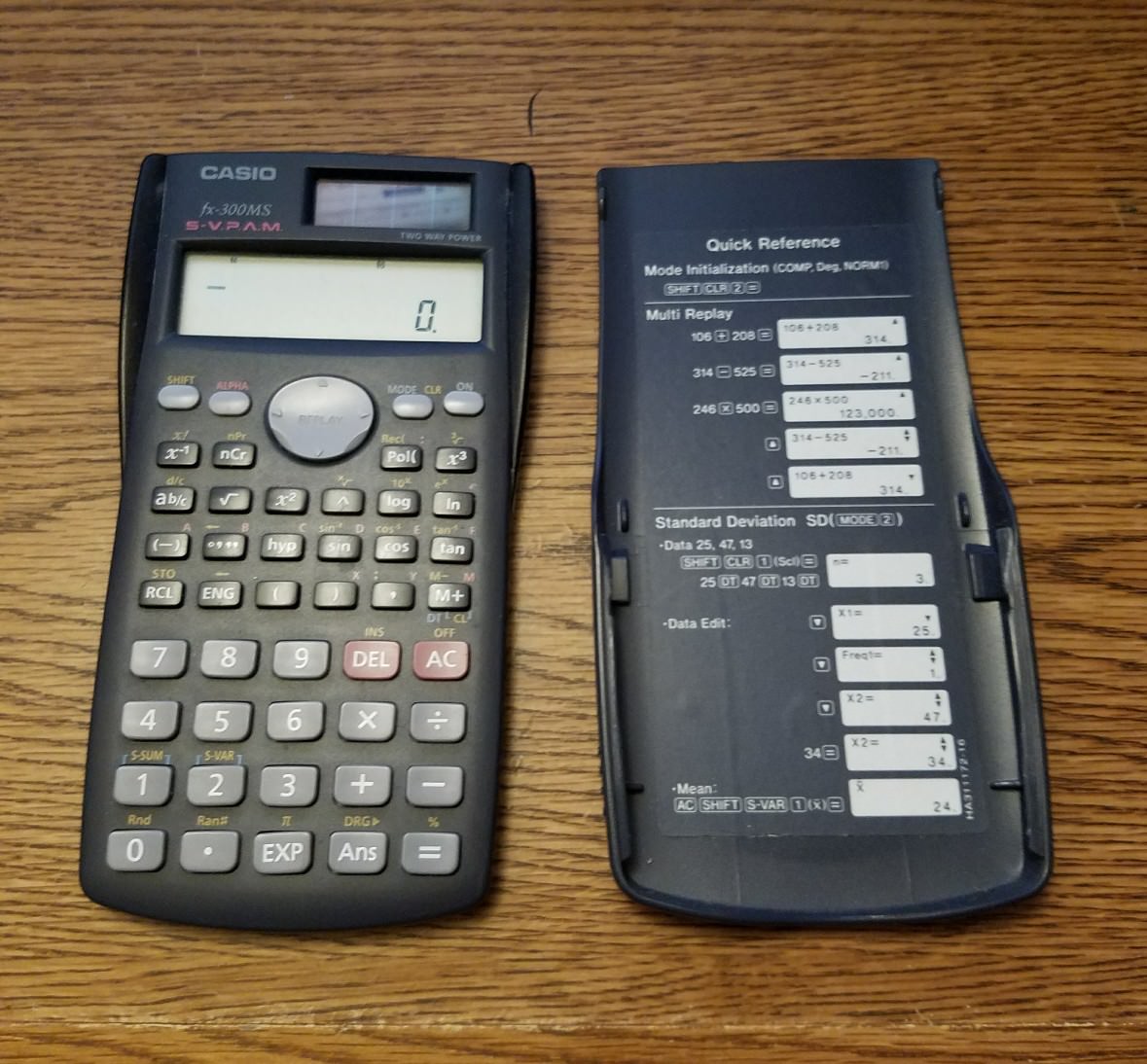 Casio FX300-MS Scientific Calculator w/240 Built-In Functions | eBay