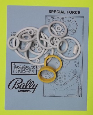 1986 Bally / Midway Special Force pinball rubber ring kit | eBay