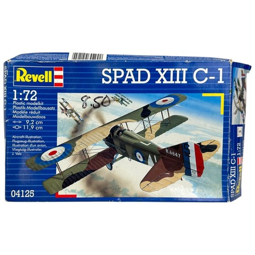 Revell SPAD XIII C-1 Aircraft Model Kit 1/72 Scale 04125 Open Box ...