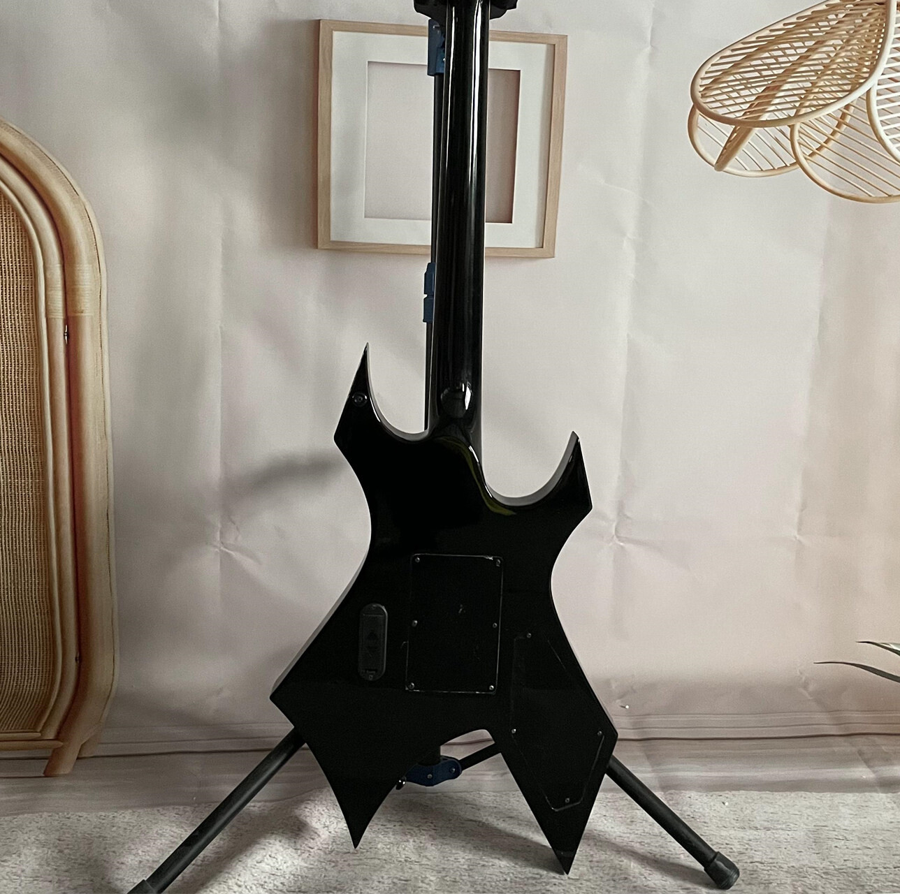 Left-Handed BC Rich Warlock 6 String Electric Guitar Basswood Body ...