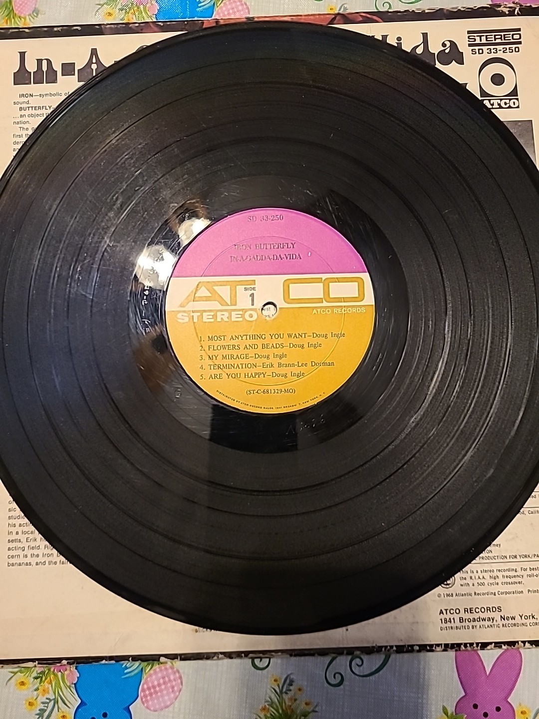 IRON BUTTERFLY IN-A-GADDA-DA-VIDA LP ATCO LABEL | eBay