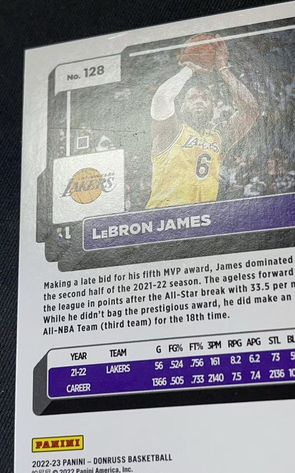 2022-23 Panini Donruss LeBron James #128 Holo Pink Laser /99 | eBay ...