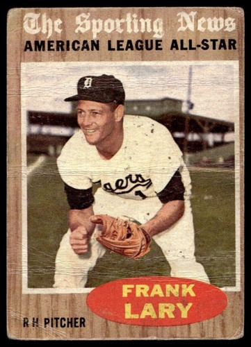 1962 Topps Baseball Frank Lary 474 Detroit Tigers | eBay