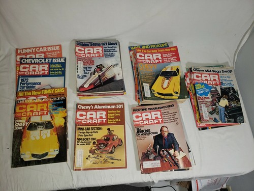 Vintage 1970’s Car Craft Magazines Lot Of 41 Drag Racing Muscle 70s ...