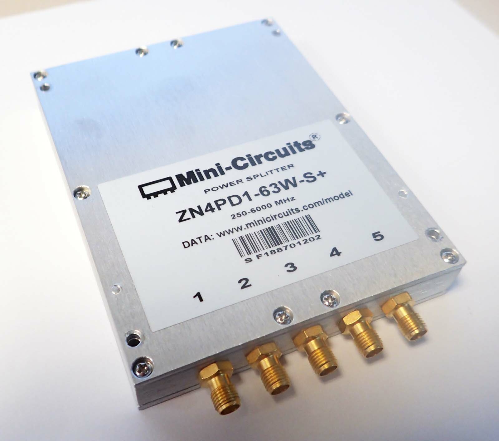 MINI-CIRCUITS ZN4PD1-63W-S+ DC PASS POWER SPLITTER/COMBINER 250 ...