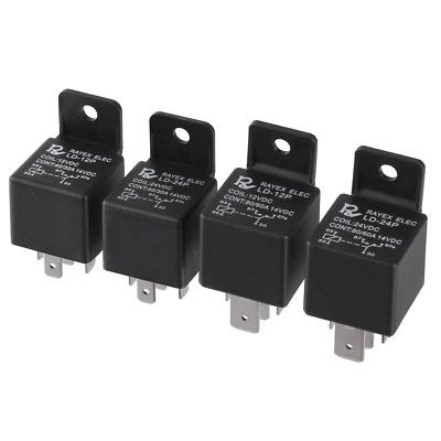 Kfz Relais 12V 24V 40A 80A Öffner Schliesser Umschaltrelais Wechsler ...