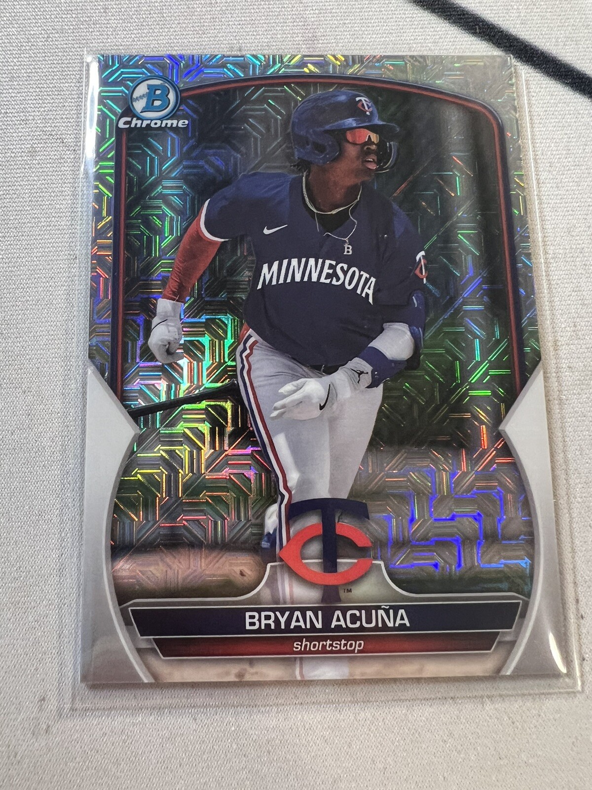 2023 Bowman Draft Asian Mojo Refractor Bryan Acuna #BDC-39 - Minnesota ...